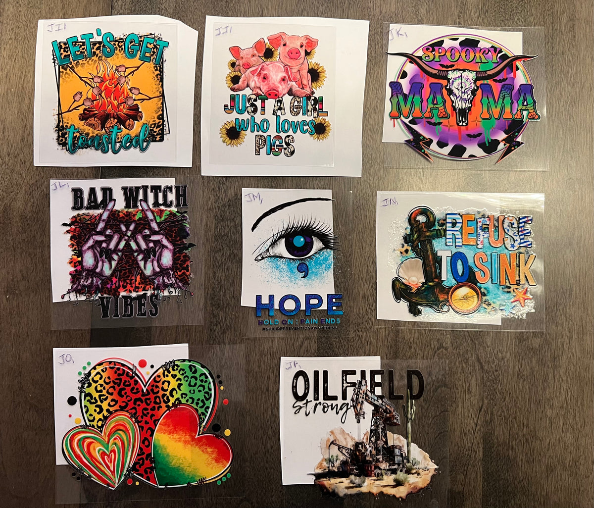 Decals for Cups-Letter JA1-JZ1 – Ashley Sky Boutique